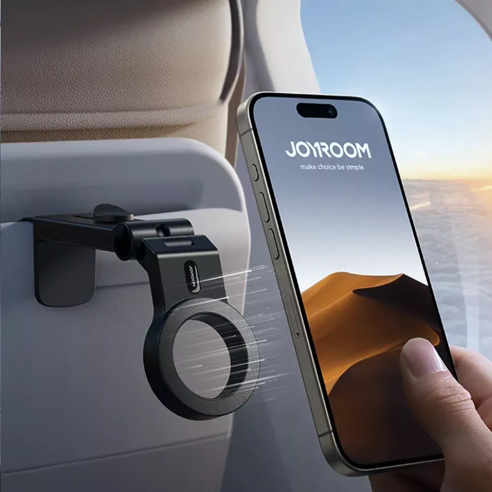 Magnetic Airplane Phone Mount with 360° Rotation for iPhone