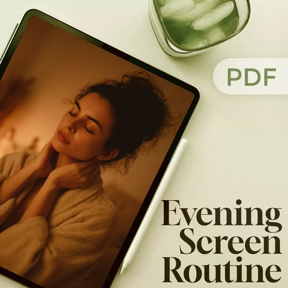 Evening Screen Routine: Blue Light & Sleep Checklist | Digital Download ...