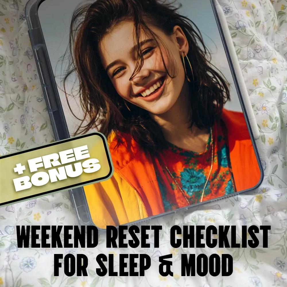 Weekend Reset Checklist for Sleep & Mood | Digital Download Self-Care ...