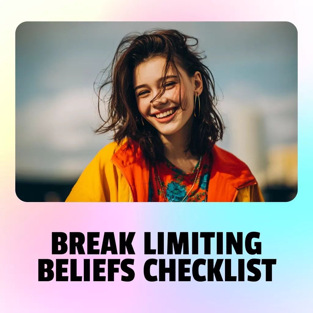 Break Limiting Beliefs Checklist | Mindset Shift Digital Download ...