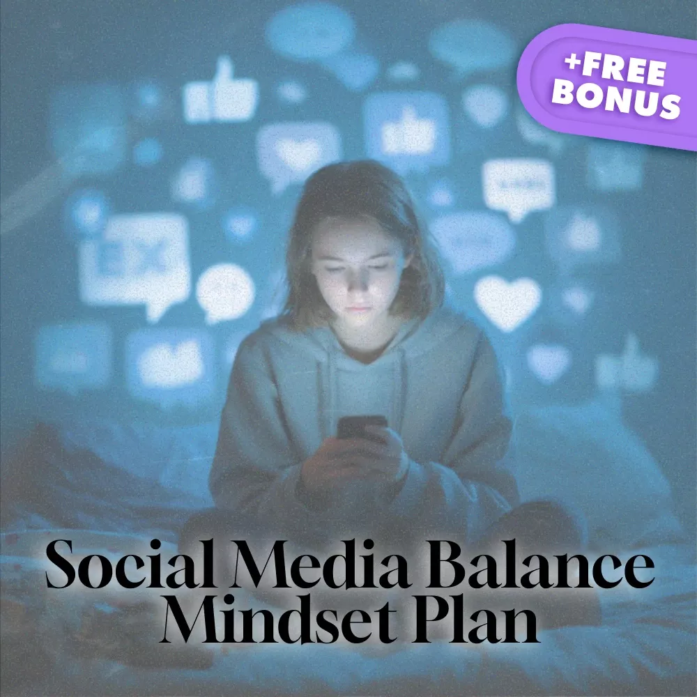 Social Media Balance Mindset Plan | Digital Download Guide for Mindful ...