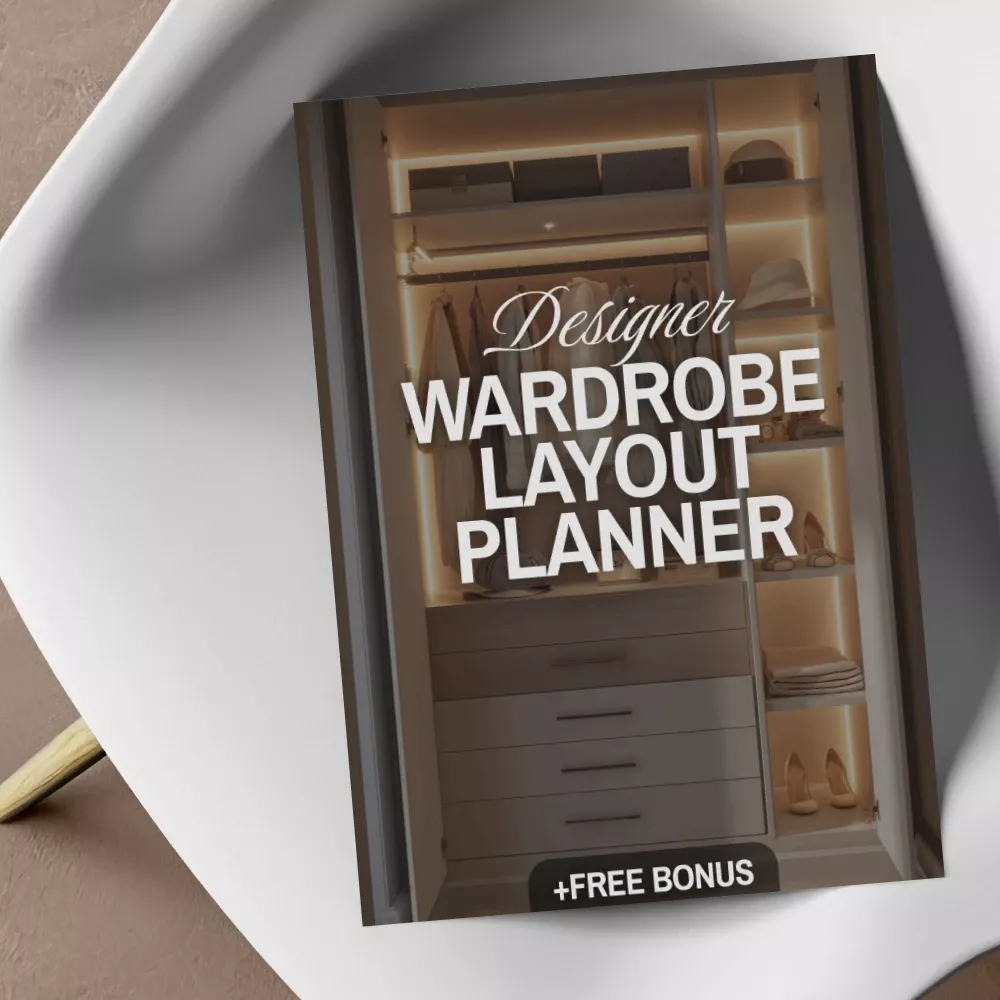 Designer Wardrobe Layout Planner – Printable Closet Organization ...