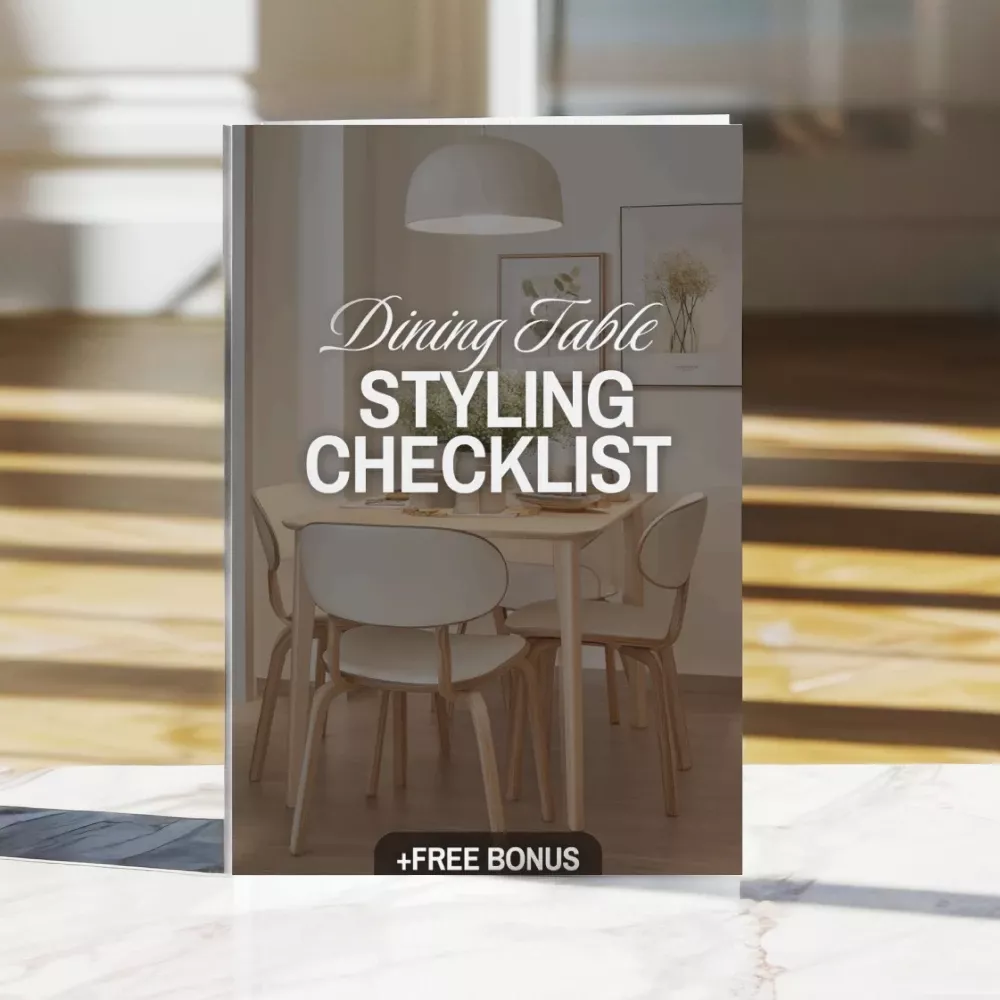 Dining Table Styling Checklist | Printable Tablescape Guide for Elegant ...