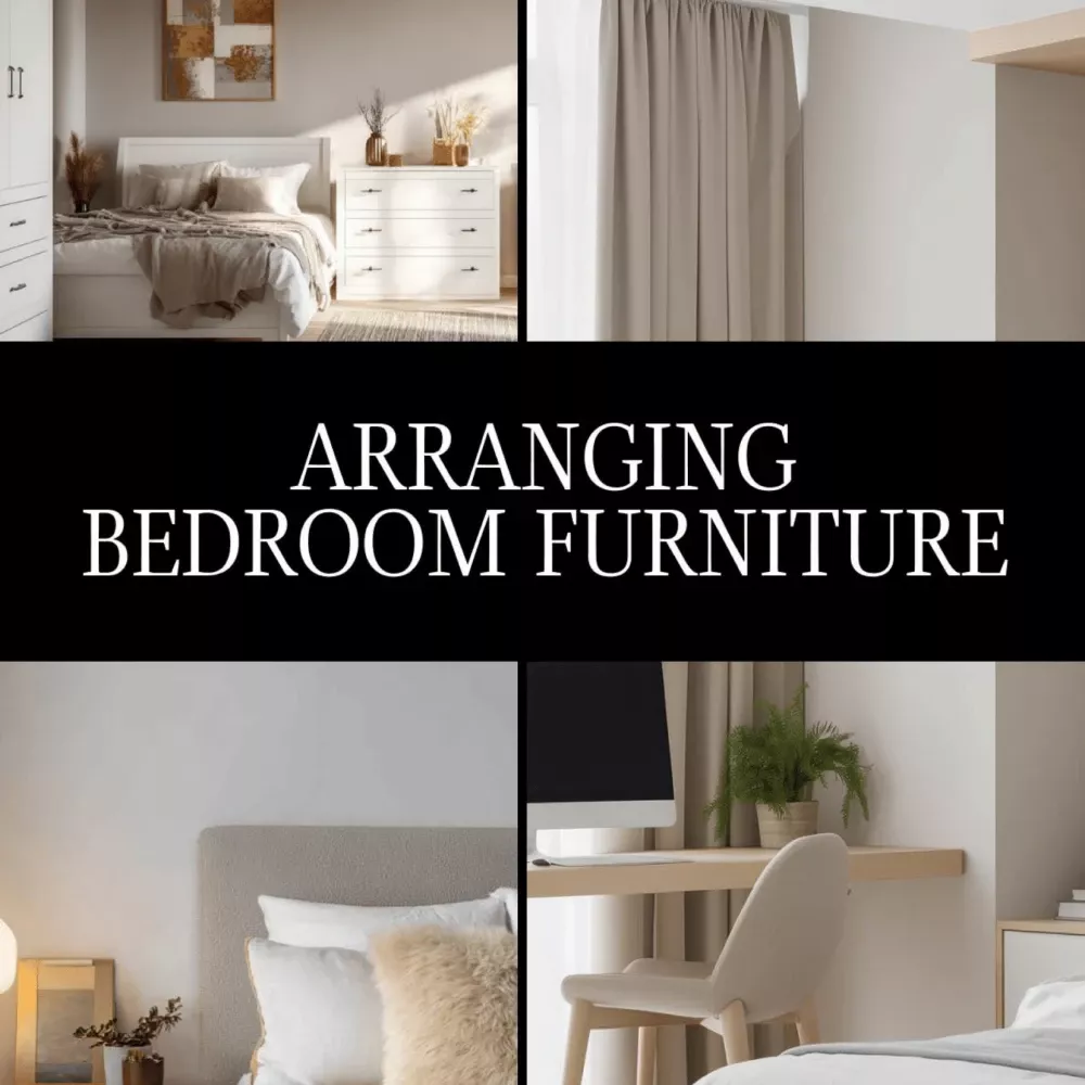 Arranging Bedroom Furniture Guide | Bedroom Layout Ideas, Small Space ...