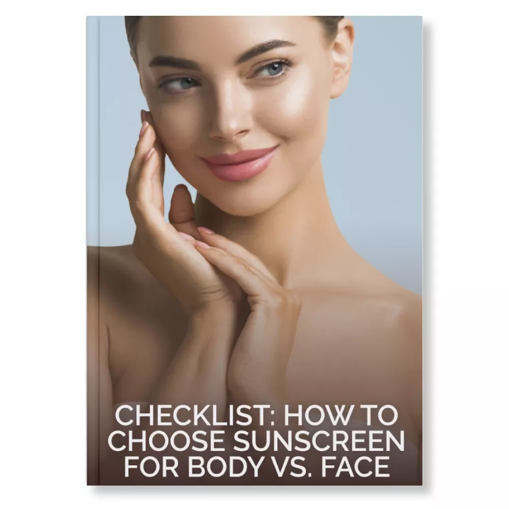 Checklist: How to Choose Sunscreen for Body vs. Face | Digital Skincare ...