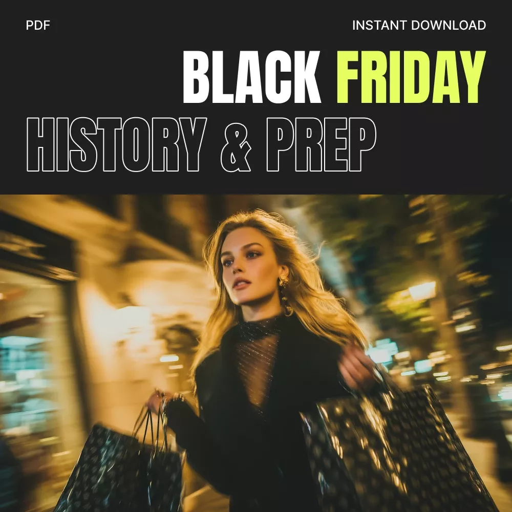 The Black Friday History & Prep Checklist | Digital Download Guide for ...