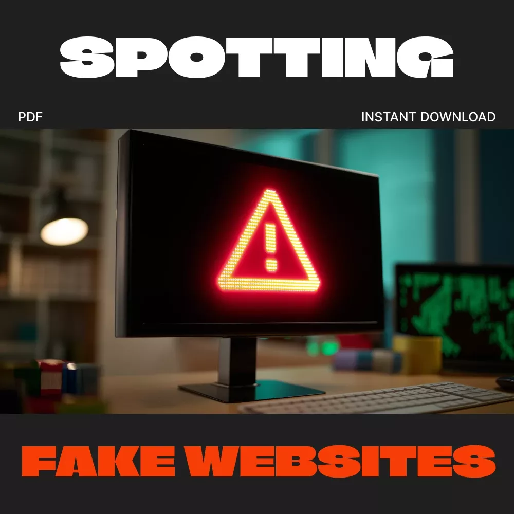 Spotting Fake Websites – Printable Digital Checklist | How to Recognize ...