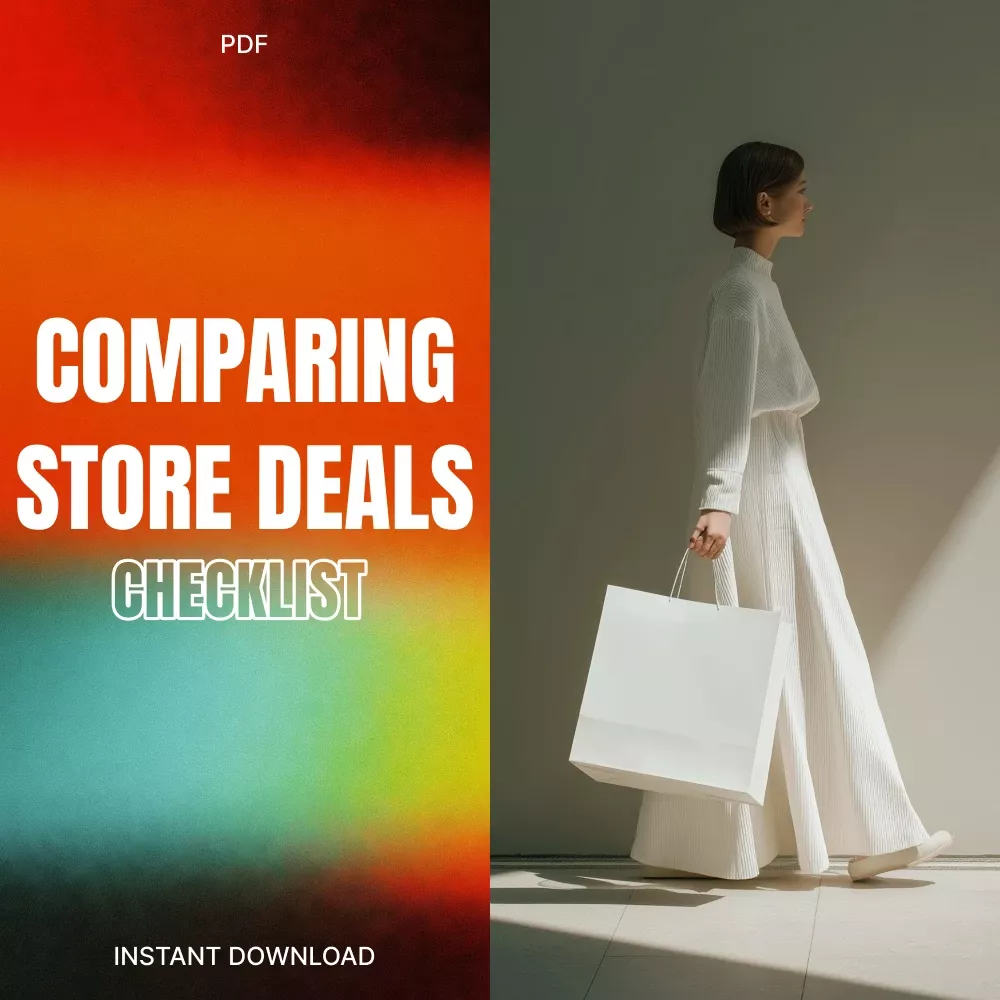 Your Checklist for Comparing Store Deals | Printable Shopping Planner ...