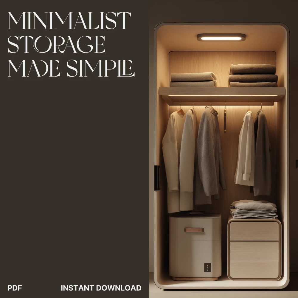 Minimalist Storage Made Simple | Printable Checklist for Home ...
