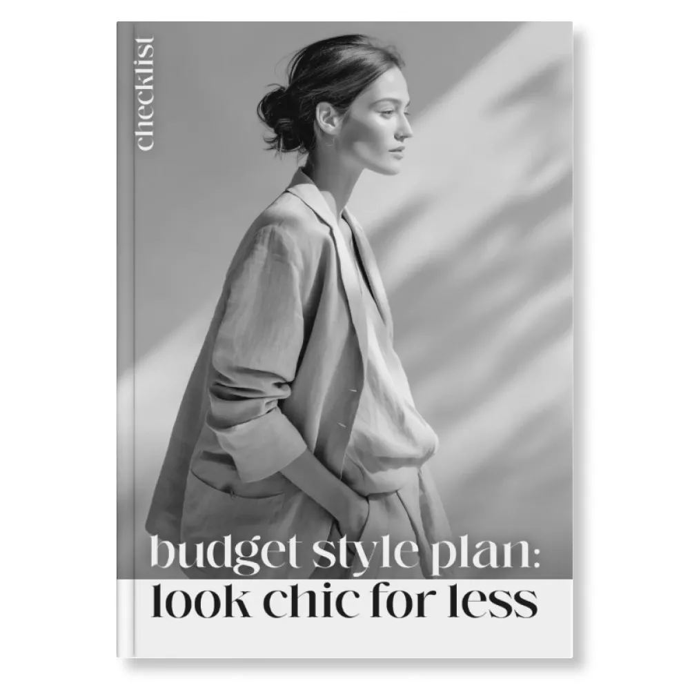 Budget Style Plan: Look Chic for Less – Printable Wardrobe Checklist ...
